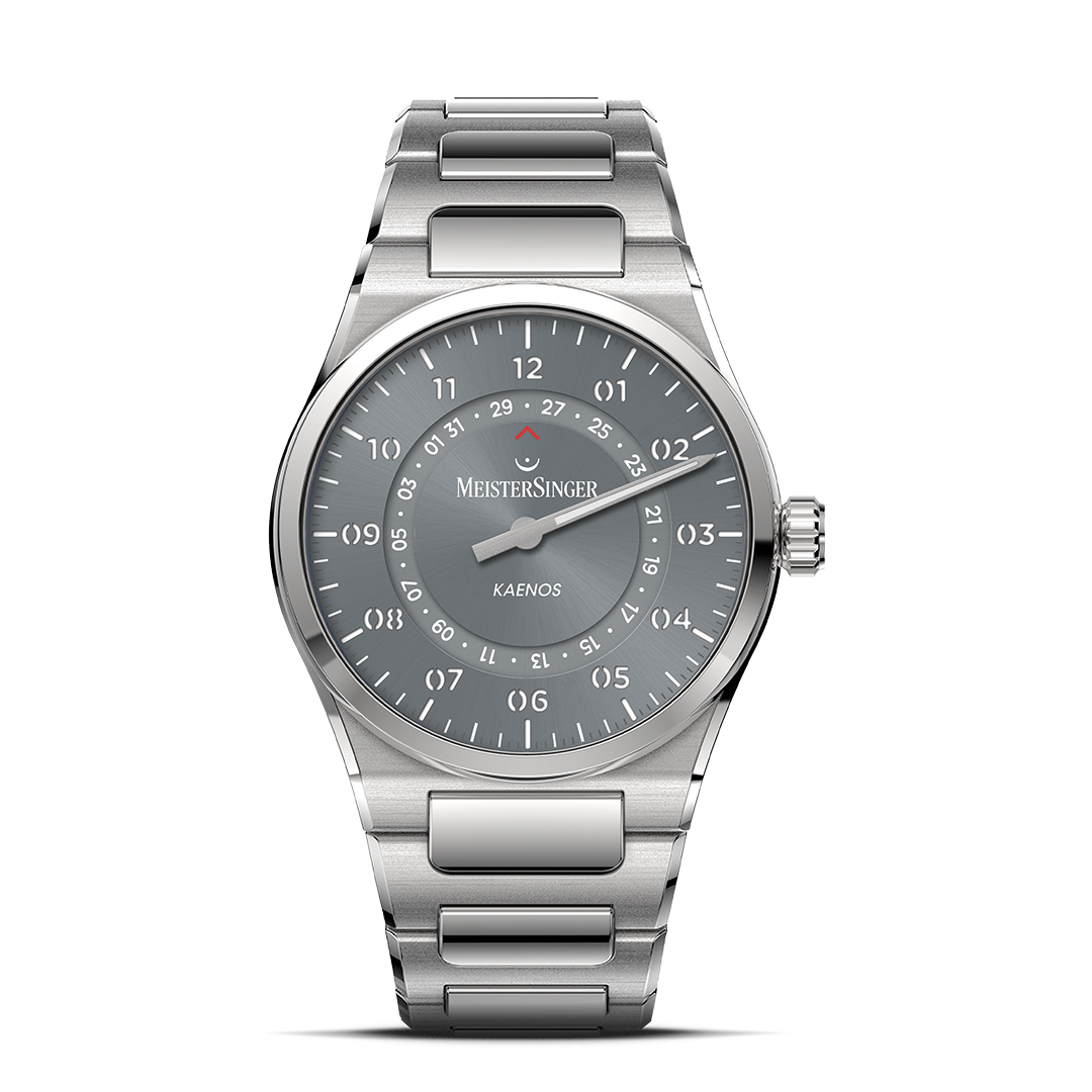 MeisterSinger Kaenos KSOD927｜iFデザイン賞受賞のグレーダイヤル腕時計